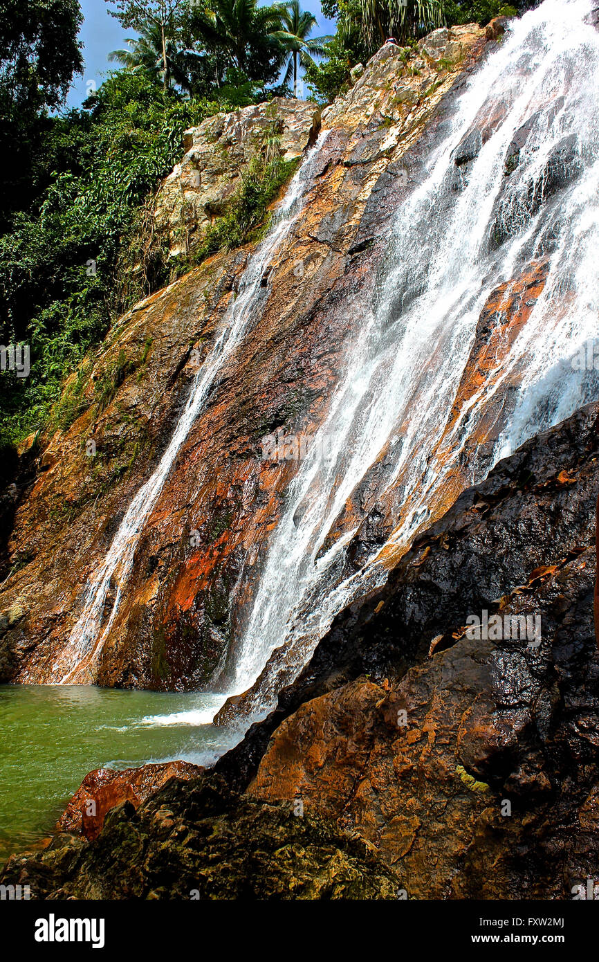 Waterfalls on Koh Samui, Thailand, Southeast Asia Stock Photo - Alamy