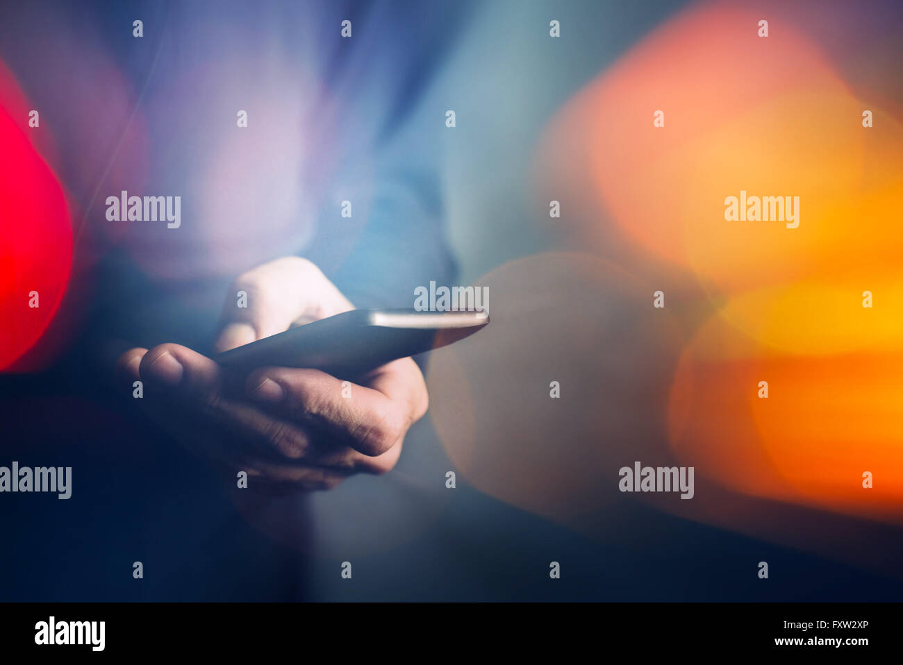 Hands man using hand hi-res stock photography and images - Alamy