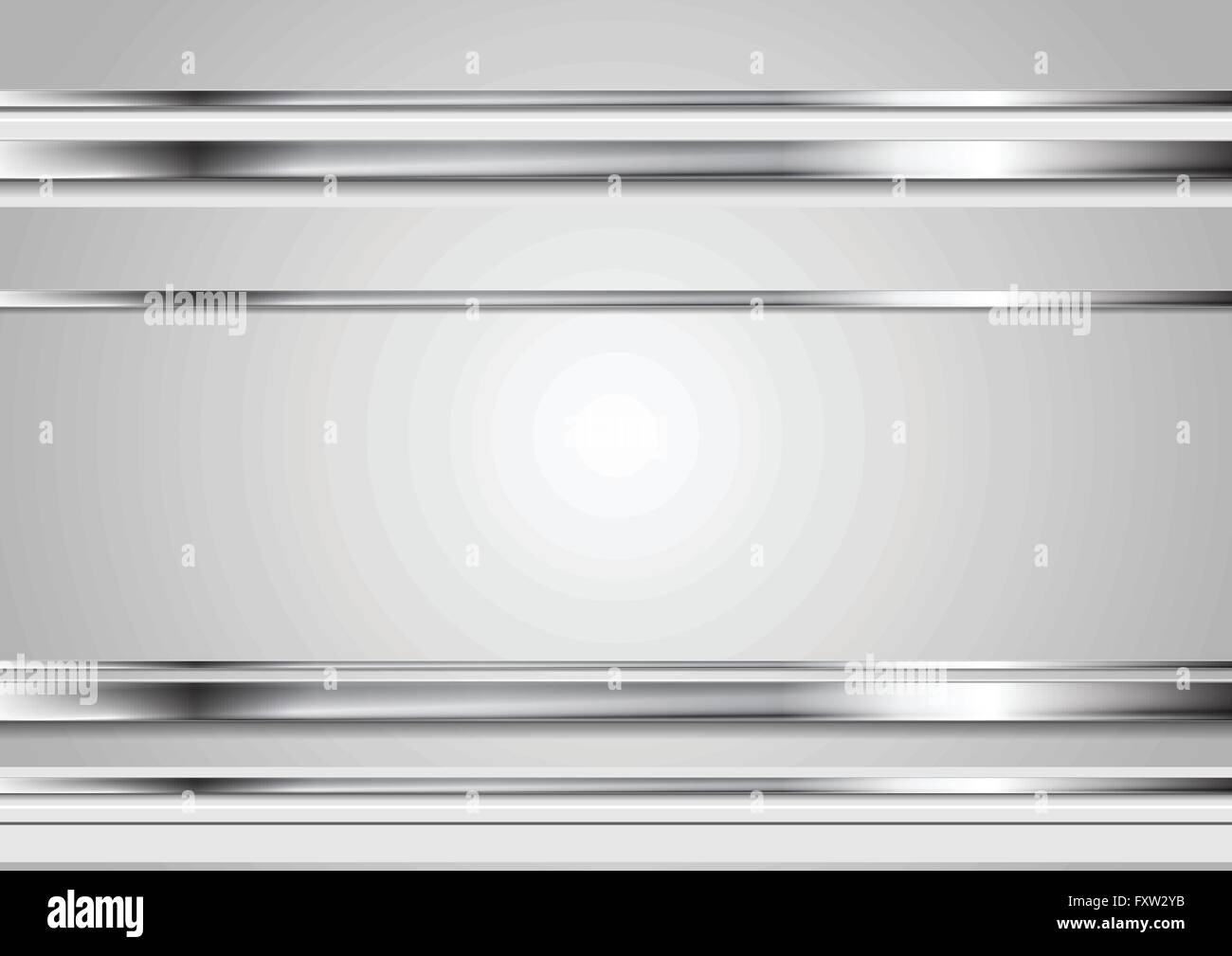 Minimal tech metallic abstract elegant background. Silver metal stripes ...