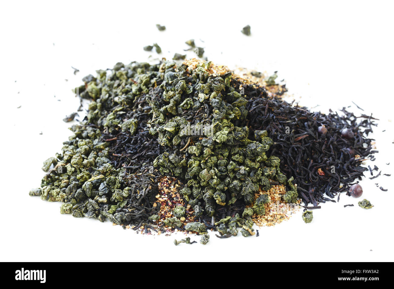 Different varieties dry tea hi-res stock photography and images - Alamy