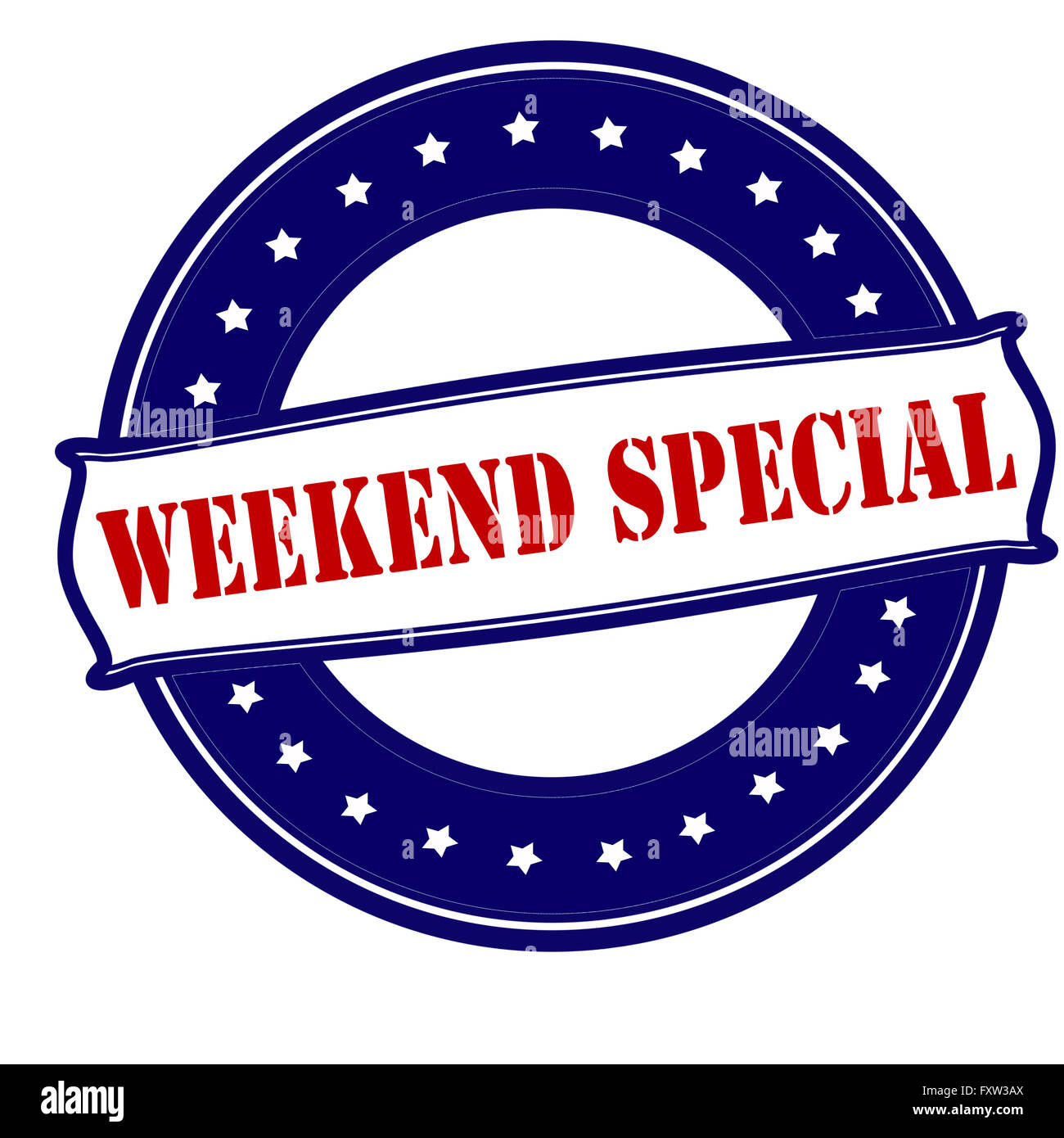 Rubber stamp with text weekend special inside, vector illustration ...