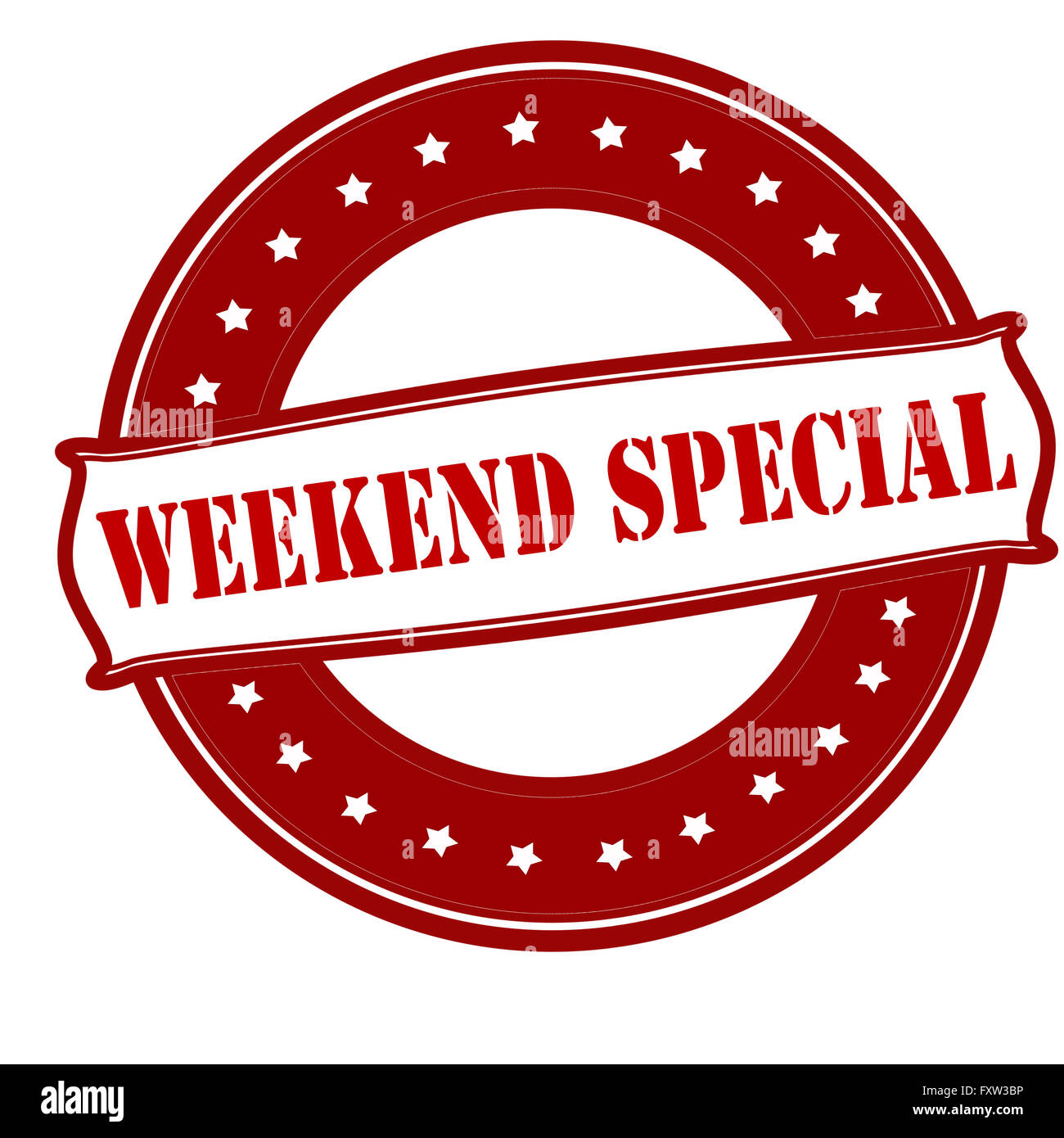 Rubber stamp with text weekend special inside, vector illustration ...