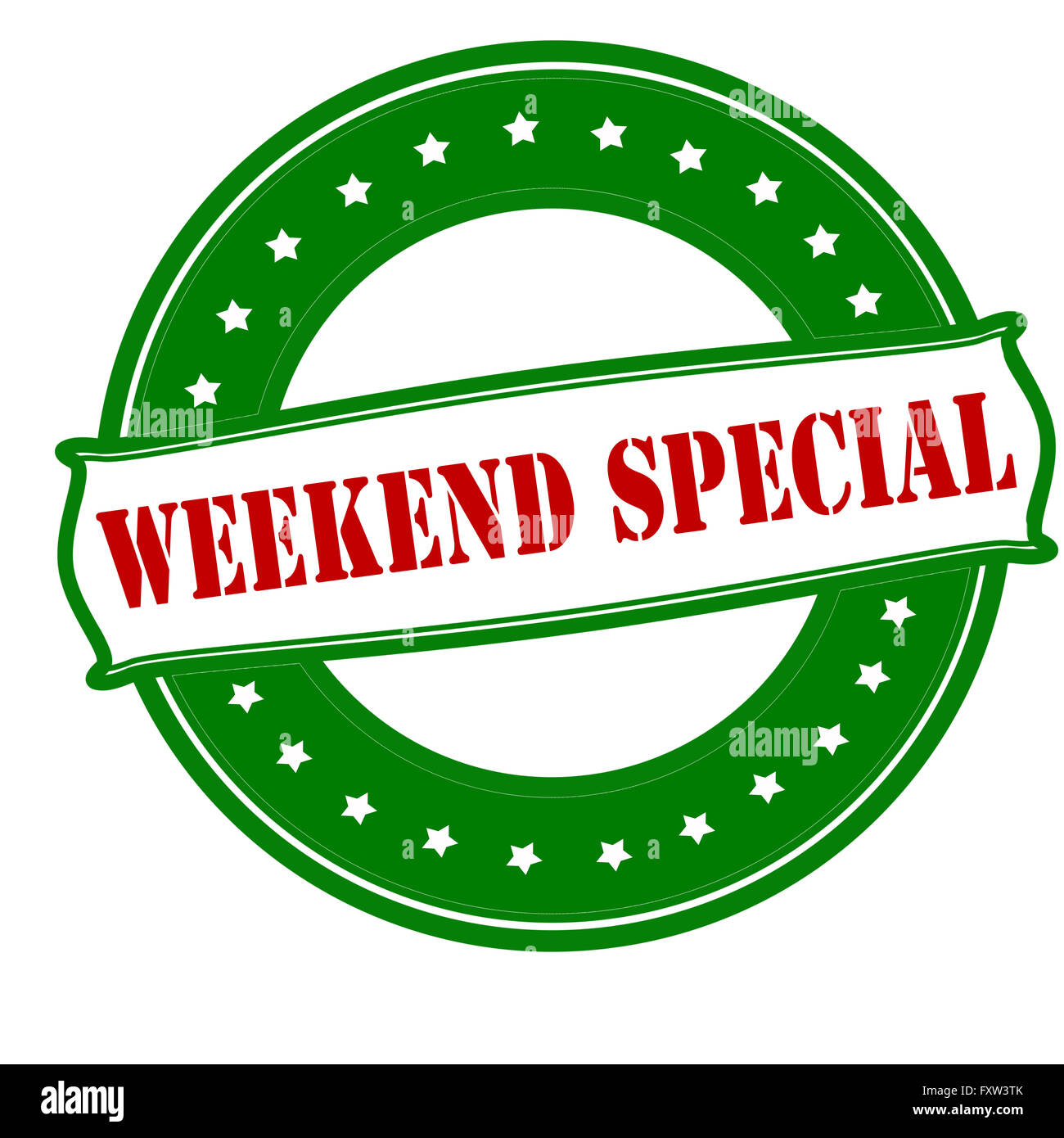 Rubber stamp with text weekend special inside, vector illustration ...