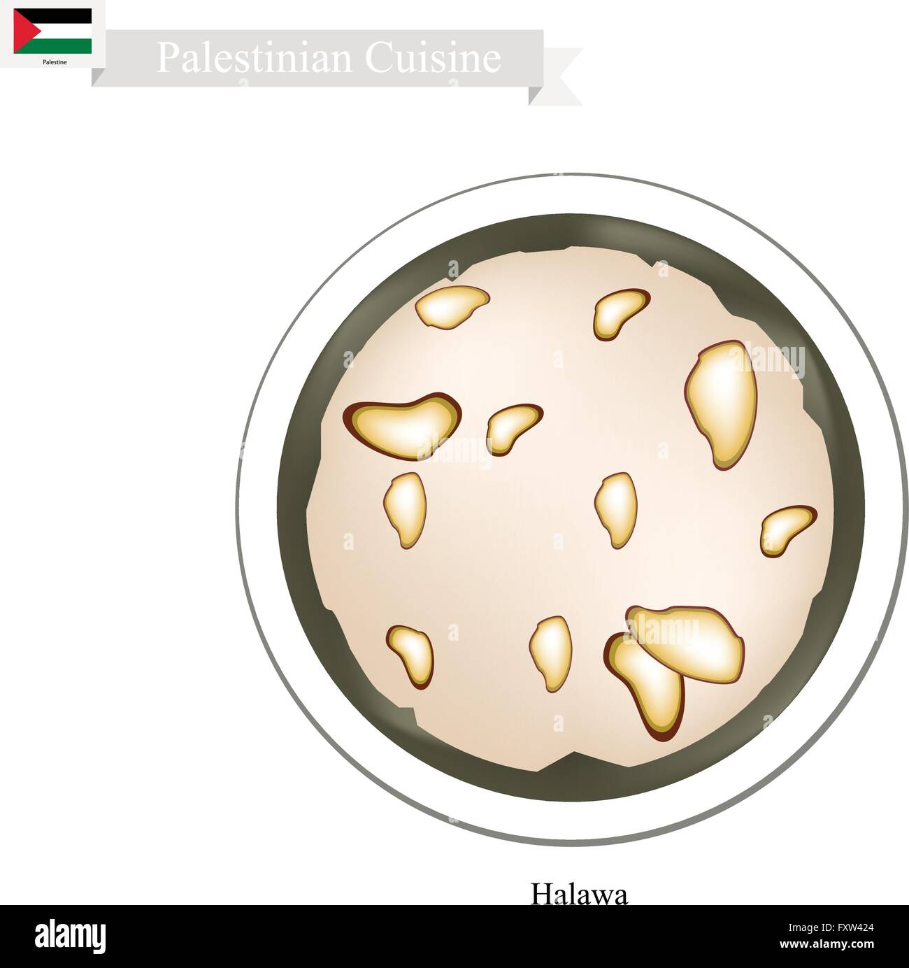Palestine dessert Stock Vector Images - Alamy