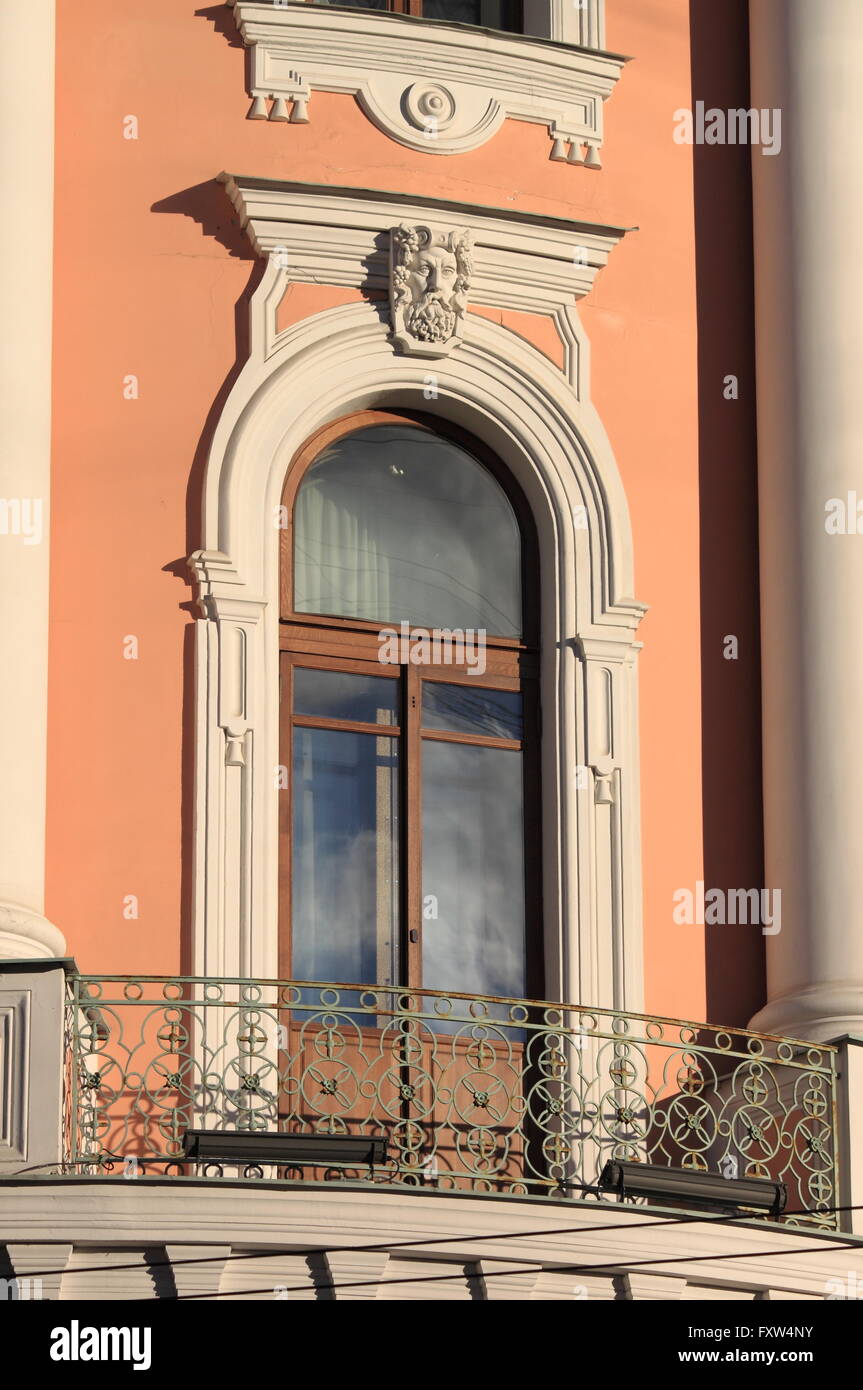 Renaissance balcony in Saint Petersburg, Russia Stock Photo - Alamy