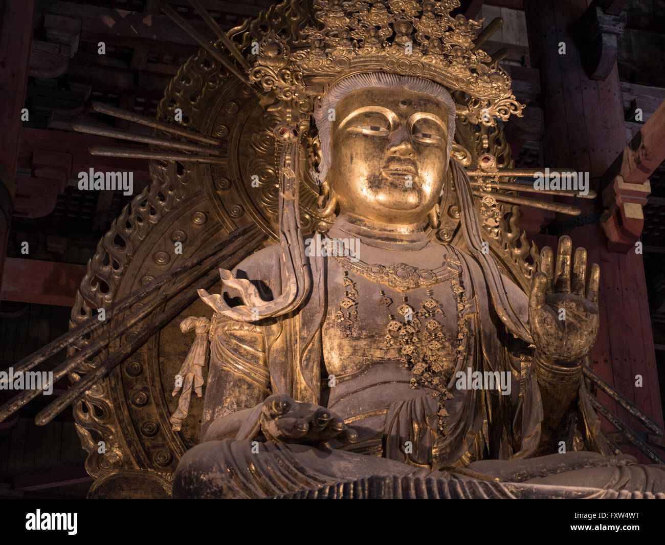 Kokuzo bosatsu at todai ji eastern great temple hi-res stock ...