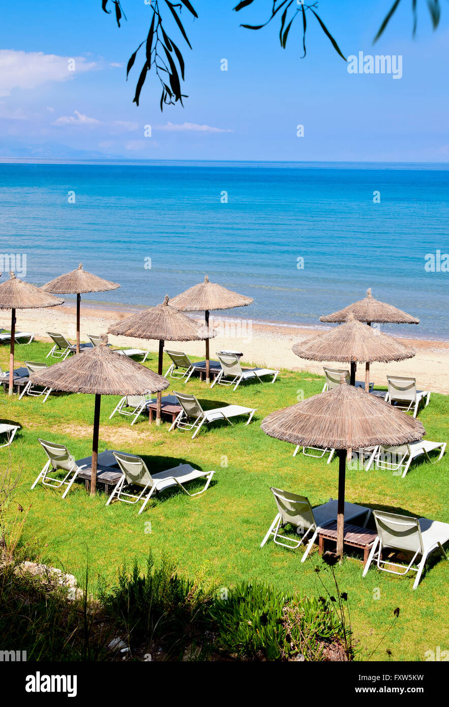 Greenery and beach and greece hi-res stock photography and images - Alamy