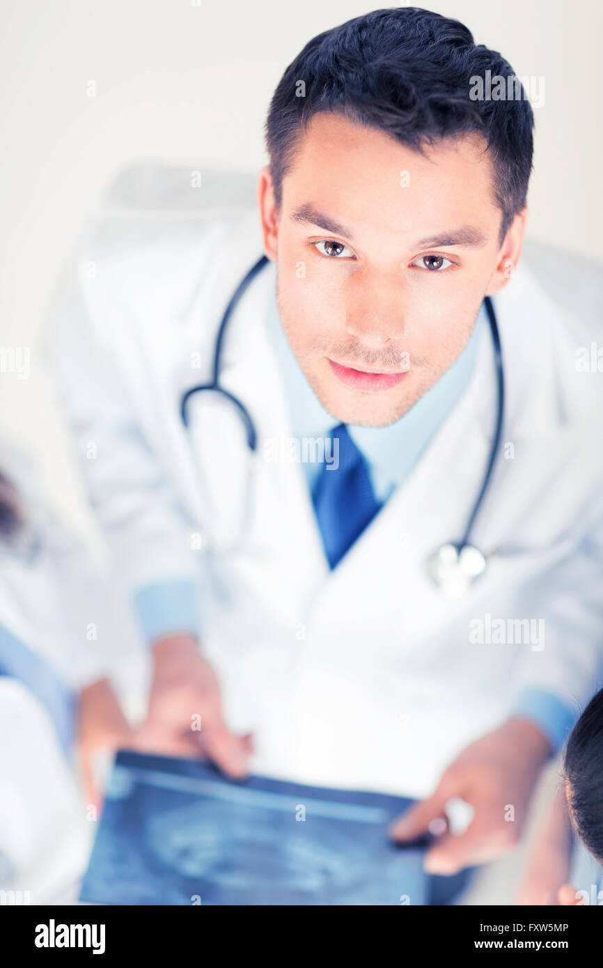 male doctor with x-ray Stock Photo - Alamy