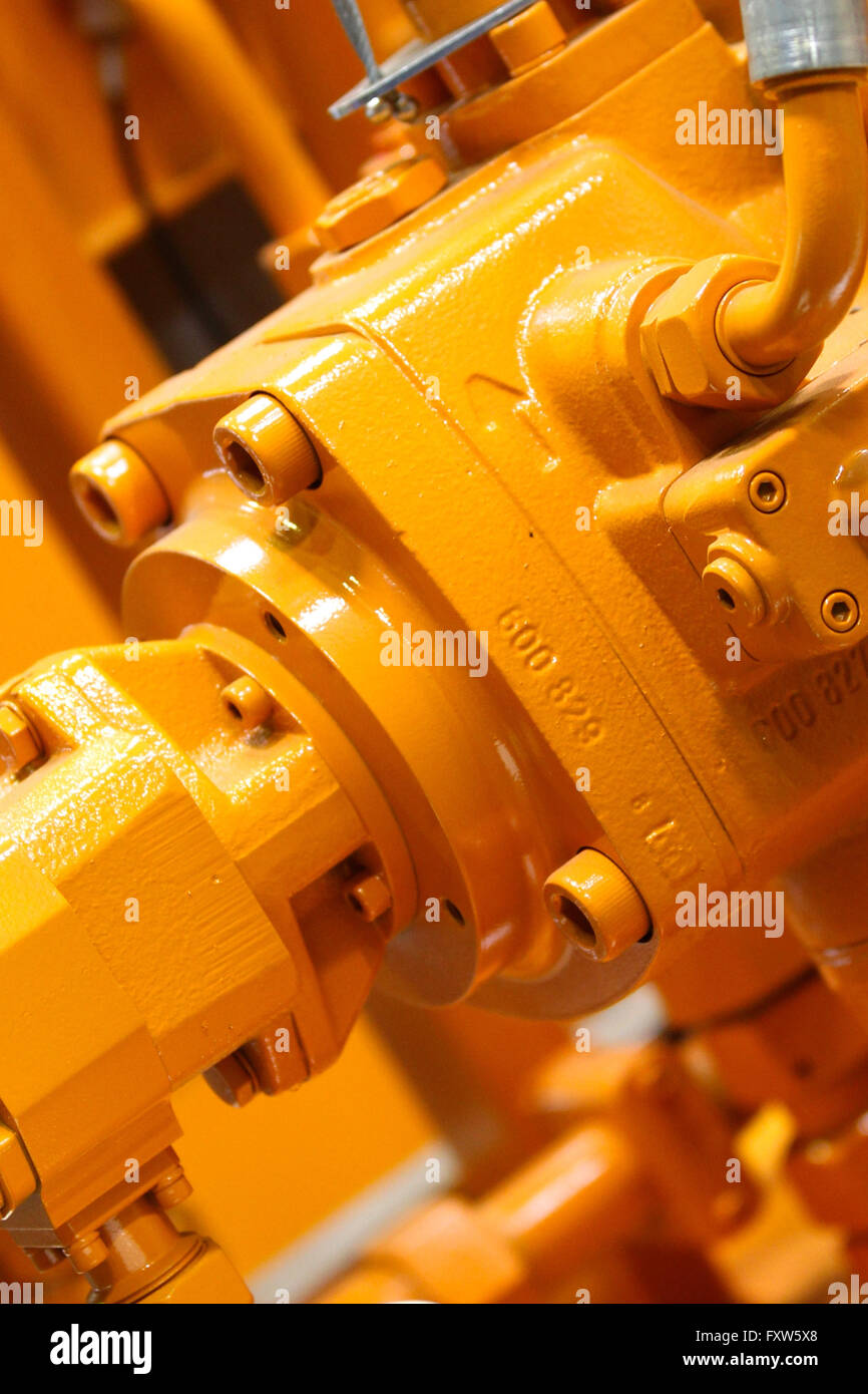 element of the details of industrial metal cutting machines Stock Photo ...
