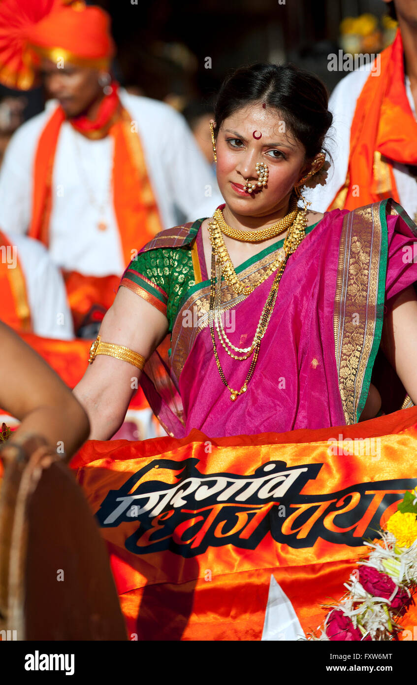 Marathi lady with dol hi-res stock photography and images - Alamy