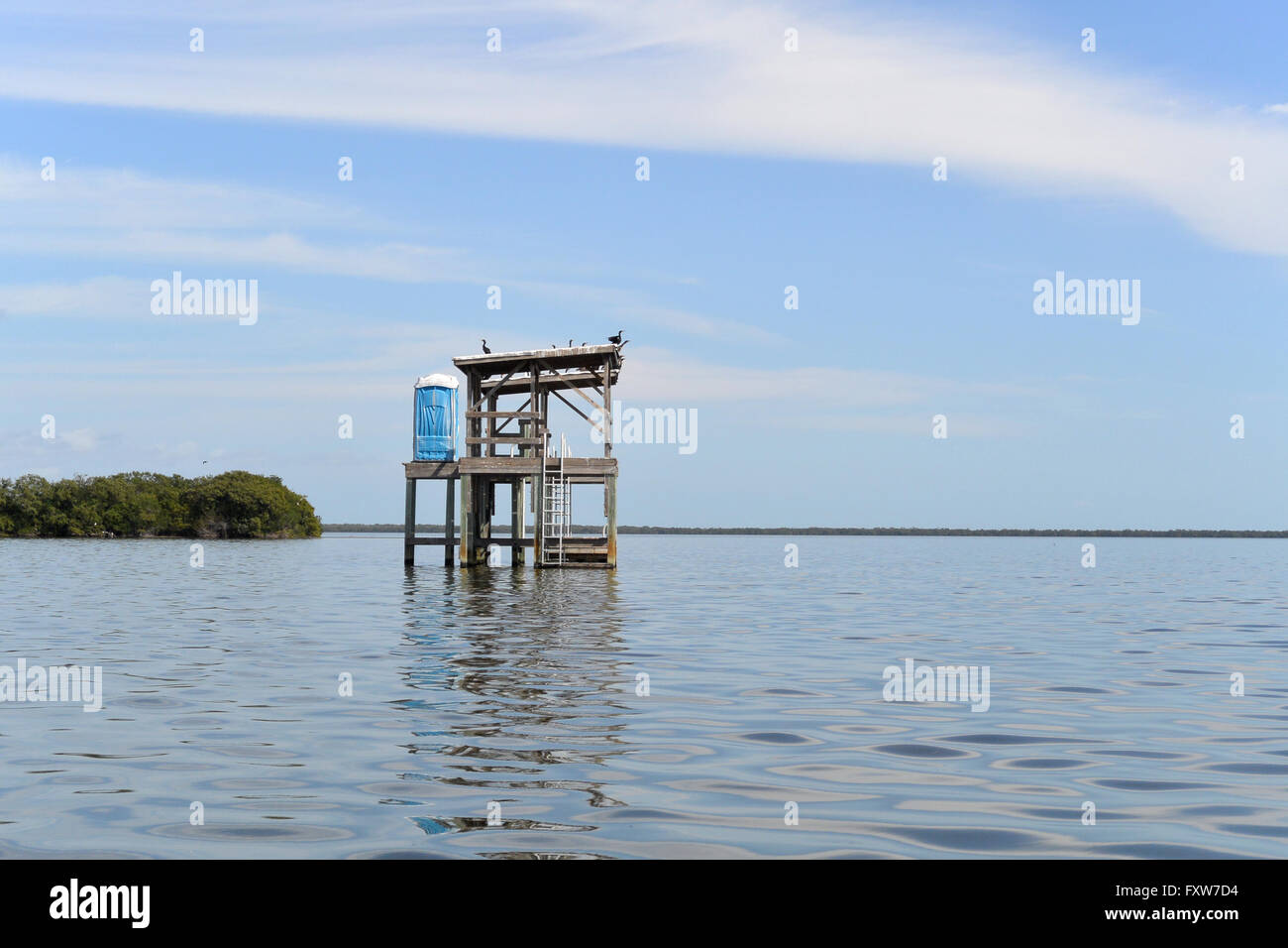 Chickee and boat hi-res stock photography and images - Alamy