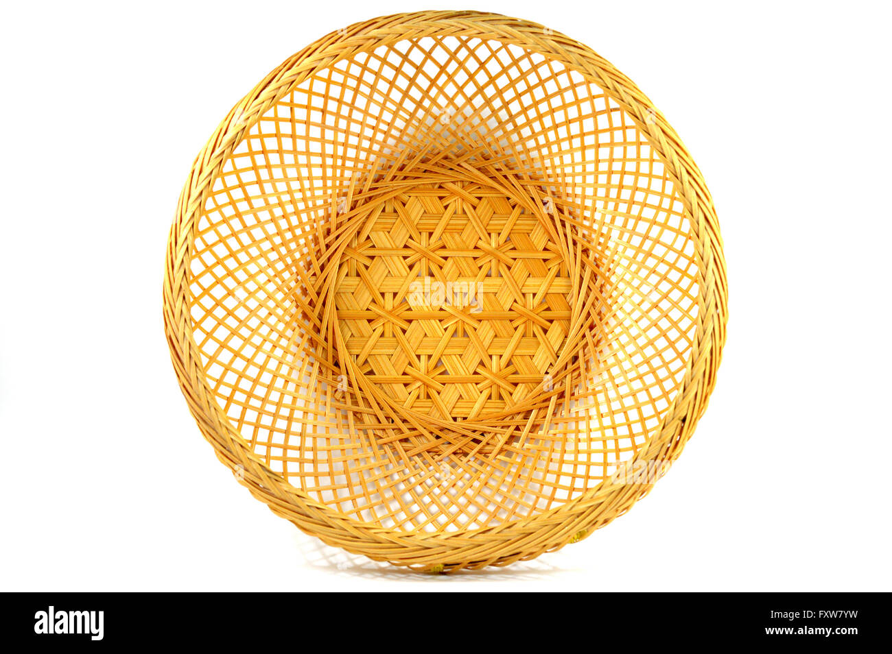 Traditional Thai bamboo basket texture Stock Photo - Alamy