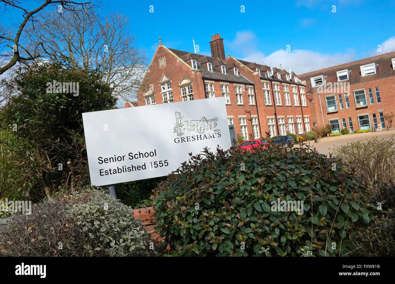gresham's school, holt, north norfolk, england Stock Photo - Alamy