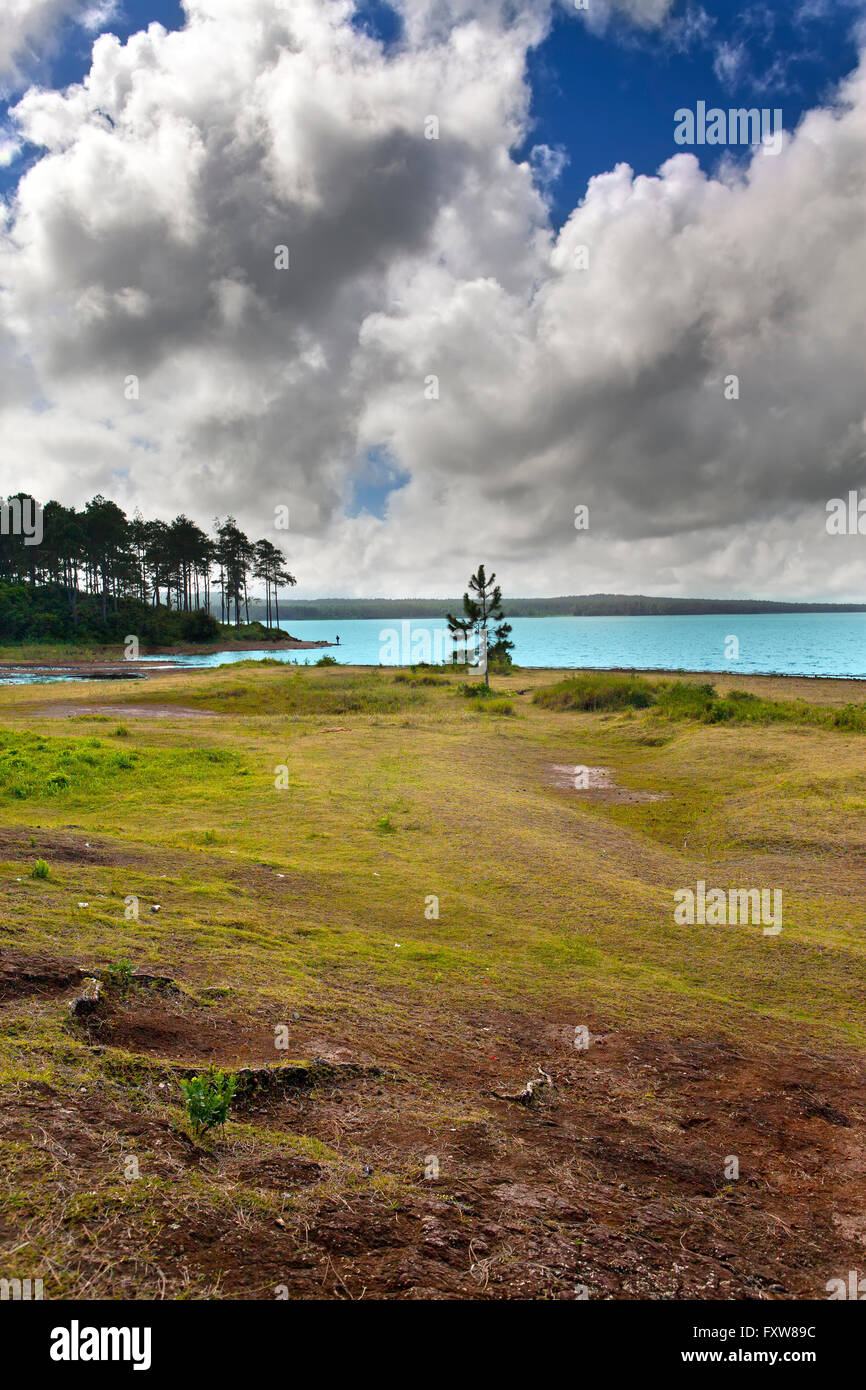 Largest water reservoir of Mauritius Stock Photo - Alamy