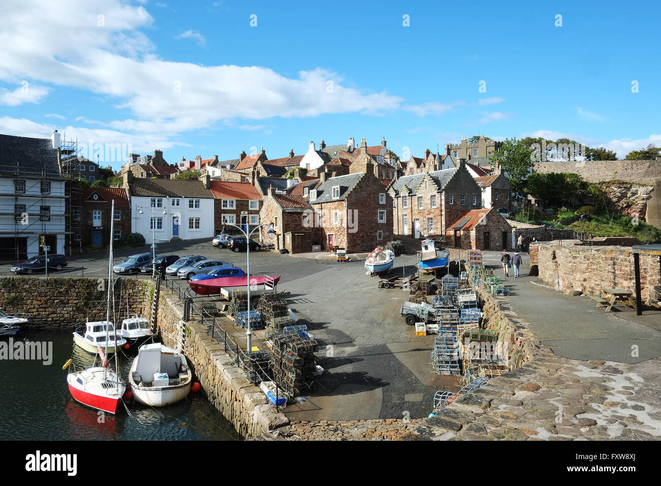 Crail harbour East Neuk, Fife, Scotland Stock Photo - Alamy