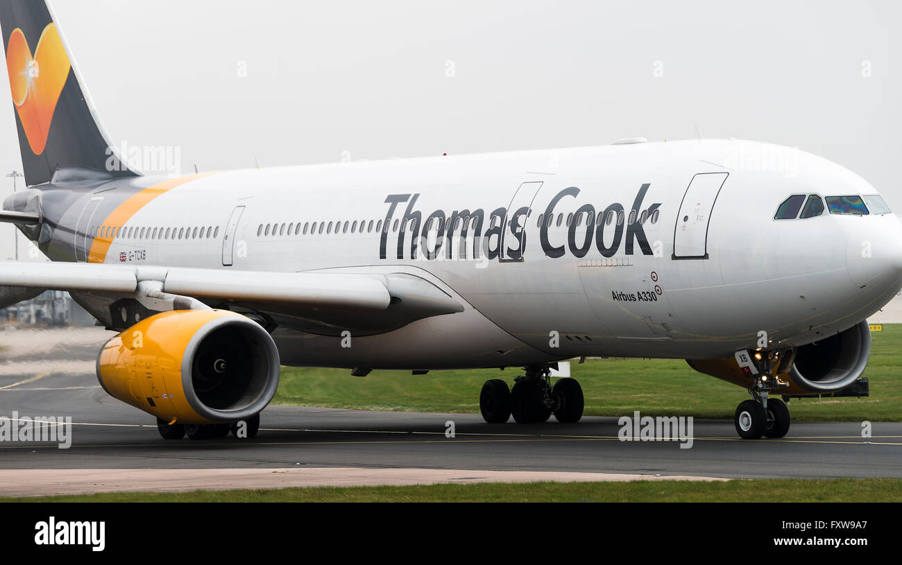 Thomas Cook Airlines Airbus A330-243 Airliner G-TCXB Taxiing at ...