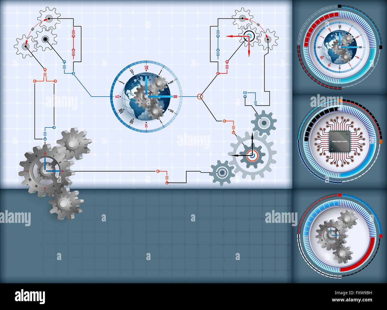 Kinematic technology Stock Vector Images - Alamy