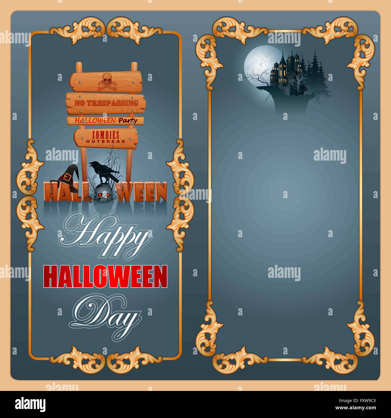 Doom castle Stock Vector Images - Alamy