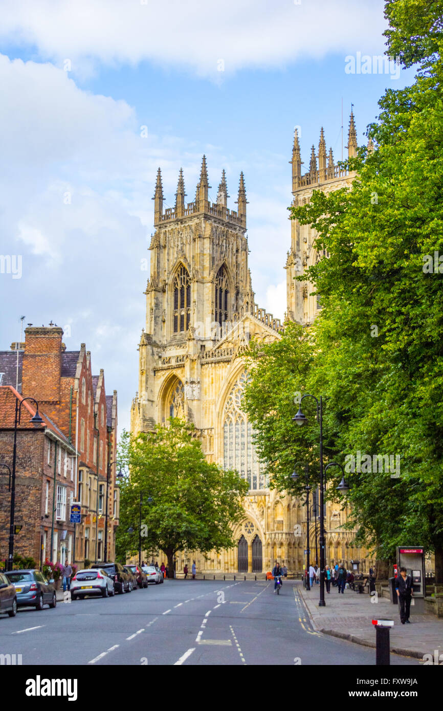 Old, historical architecture in York, North Yorkshire, England, UK ...