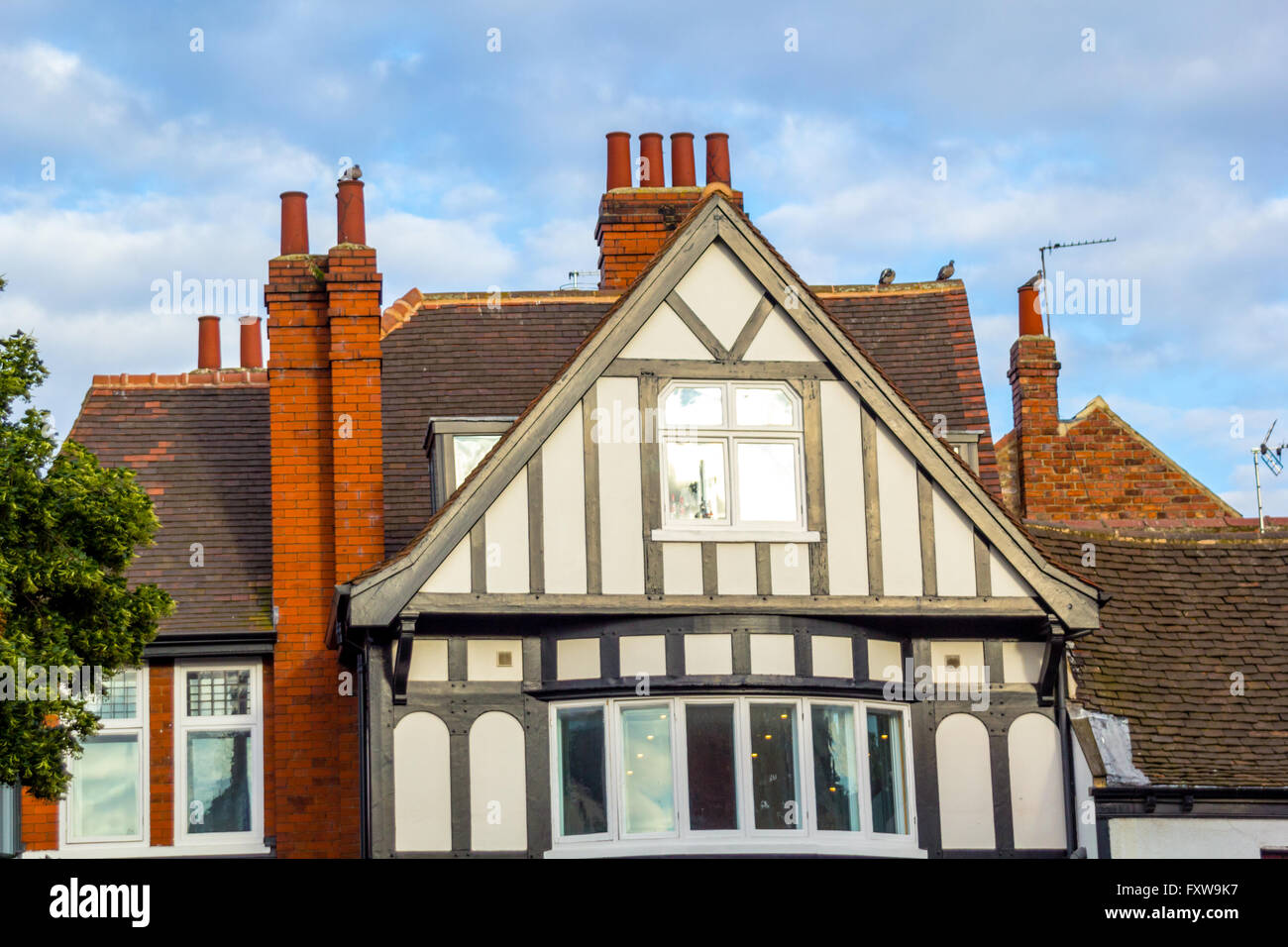 Old, historical architecture in York, North Yorkshire, England, UK ...
