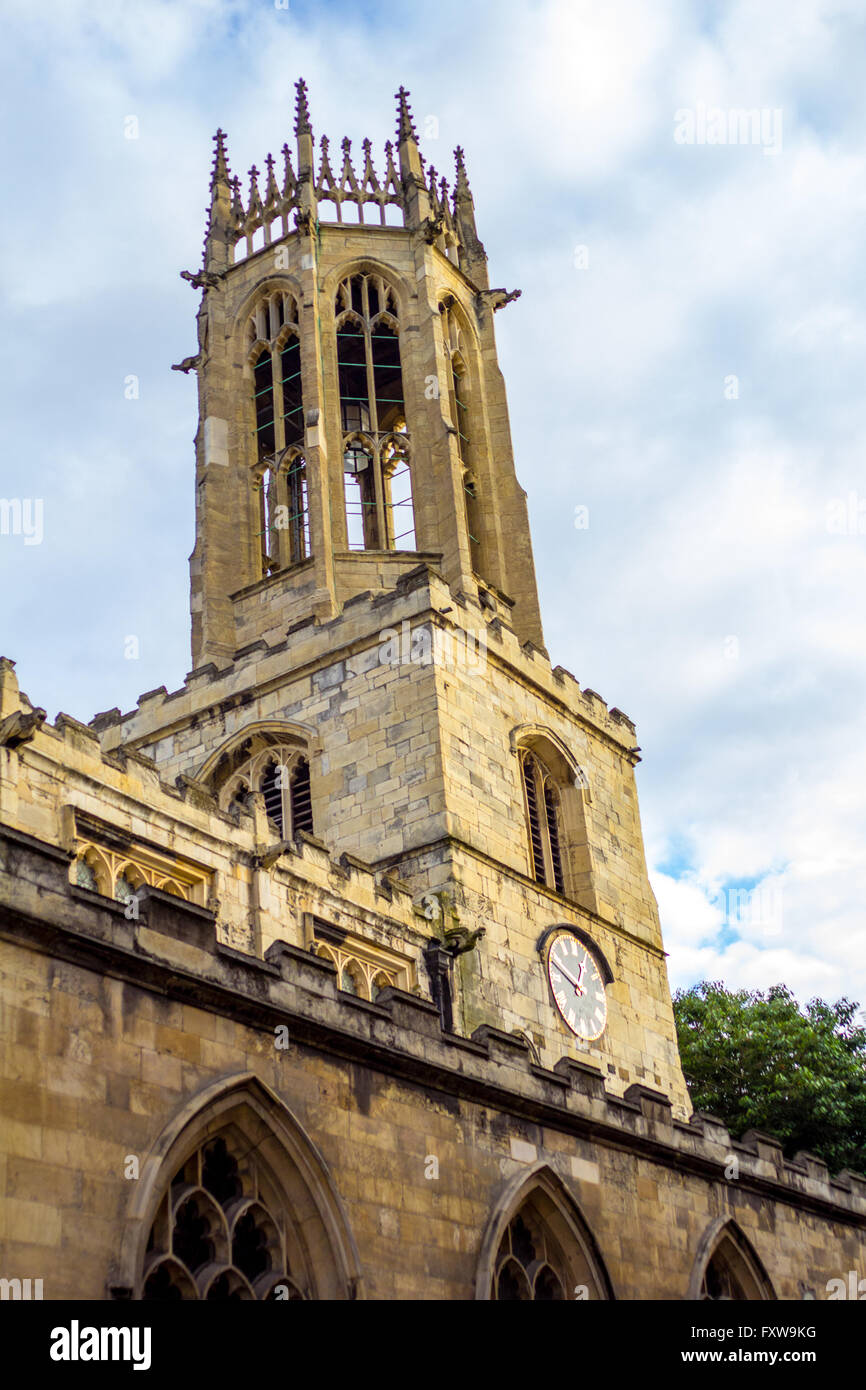 Old, historical architecture in York, North Yorkshire, England, UK ...