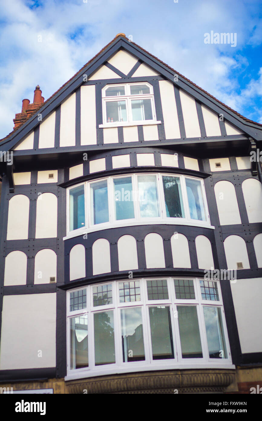 Old, historical architecture in York, North Yorkshire, England, UK ...
