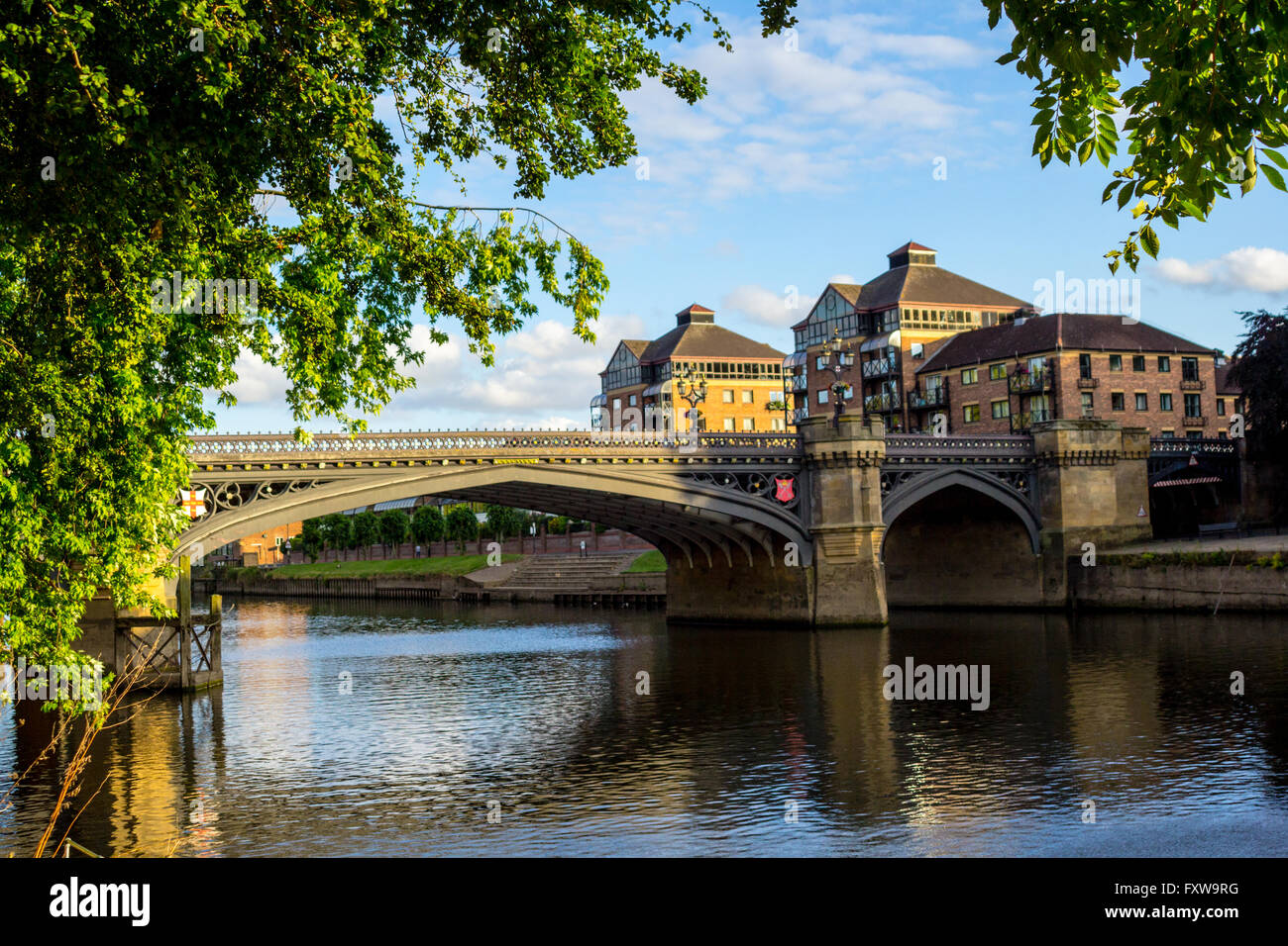 Old, historical architecture in York, North Yorkshire, England, UK ...