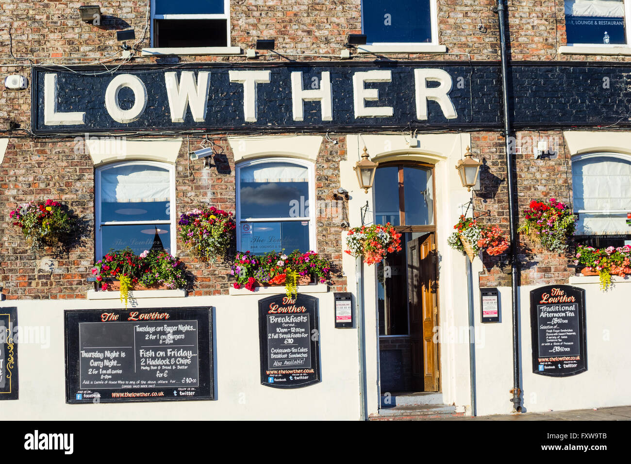 Old, historical architecture in York, North Yorkshire, England, UK ...