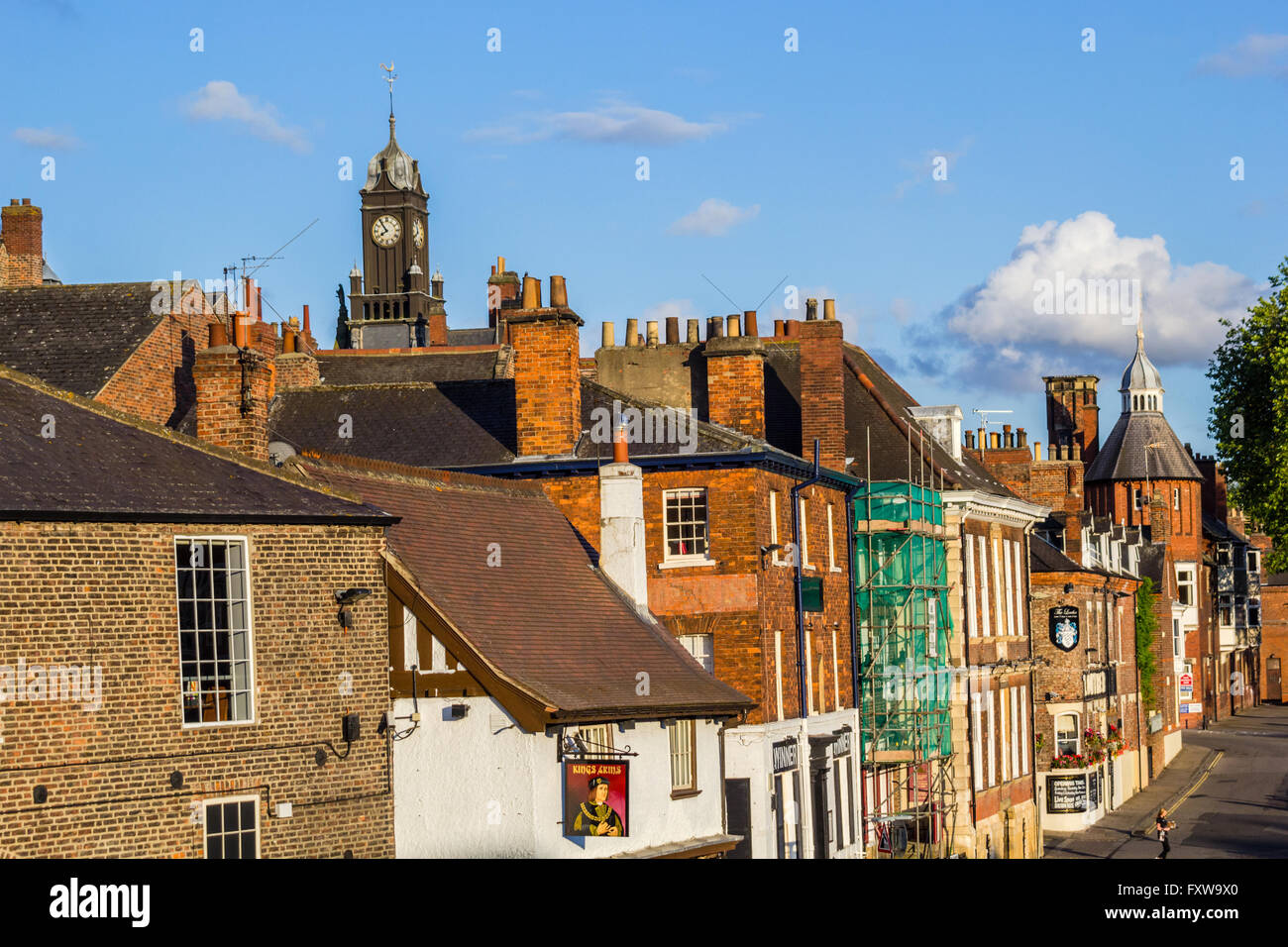 Old, historical architecture in York, North Yorkshire, England, UK ...