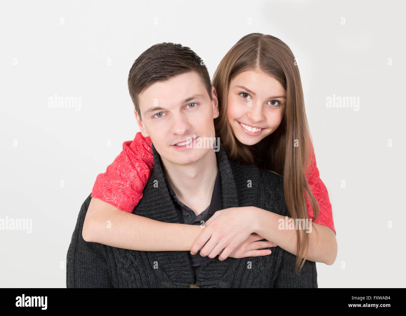 Teen sister and brother hi-res stock photography and images - Alamy