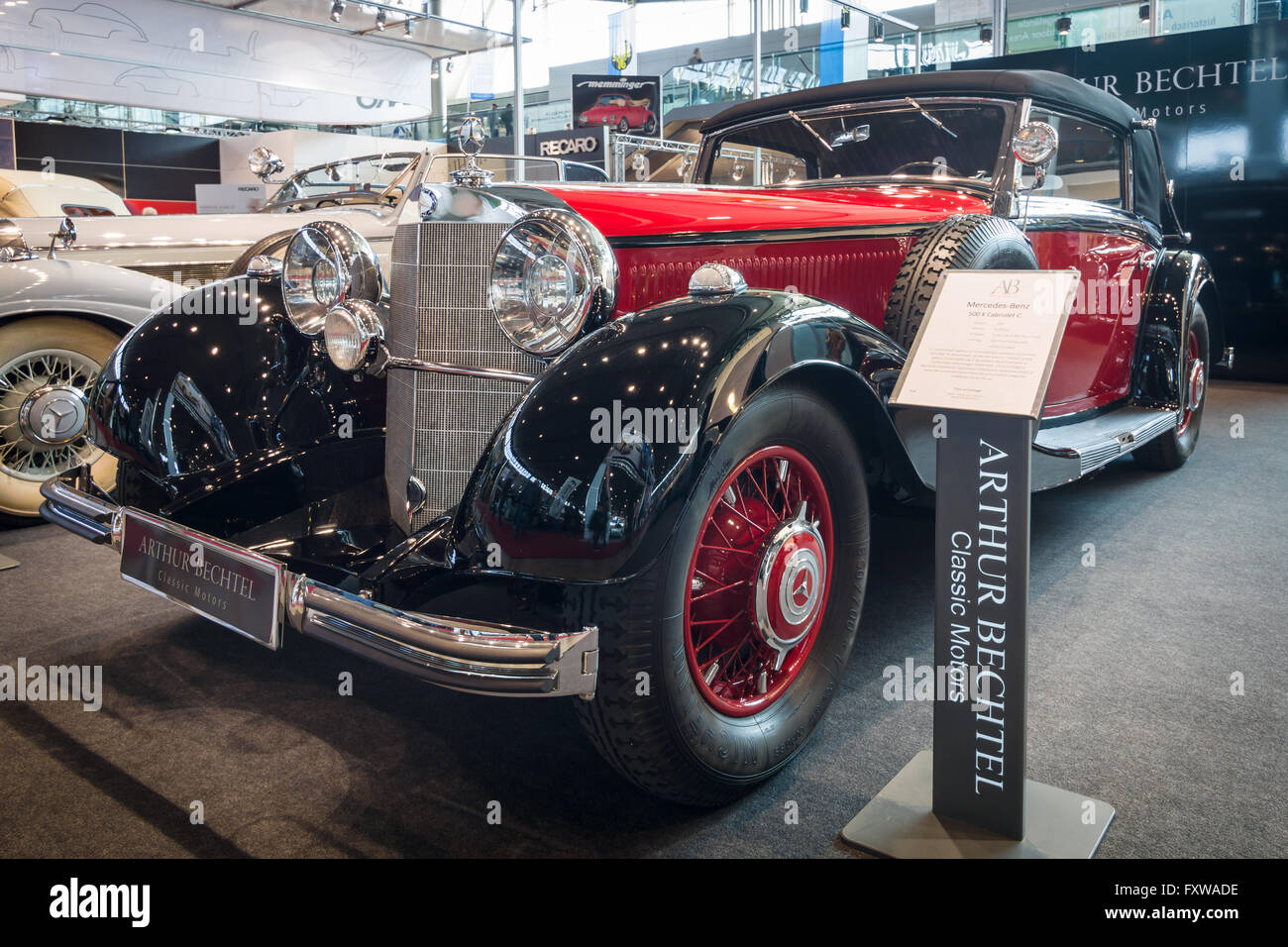Grand touring car Mercedes-Benz 500K (W29) Cabriolet C, 1934 Stock ...