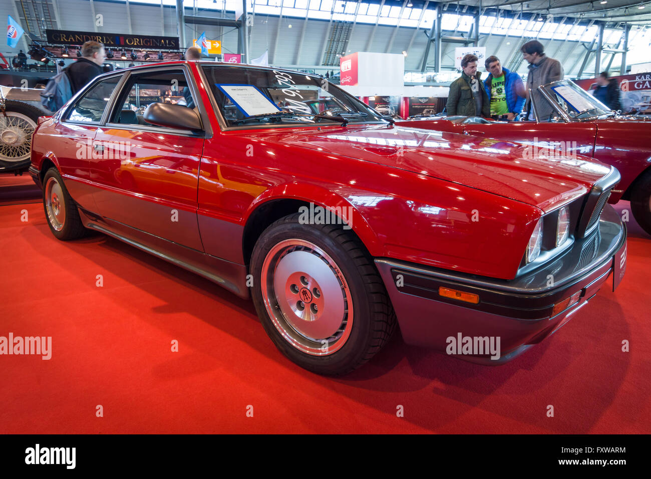 Luxury sports car Maserati 2.24v Biturbo, 1990 Stock Photo - Alamy
