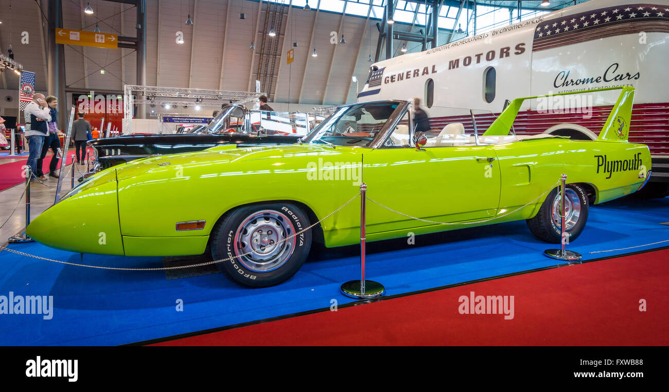 Race car Plymouth Superbird Convertible (produced in a single copy ...