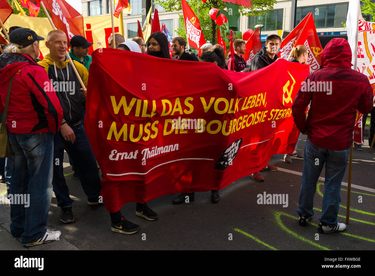 Trade Union Slogan High Resolution Stock Photography and Images - Alamy