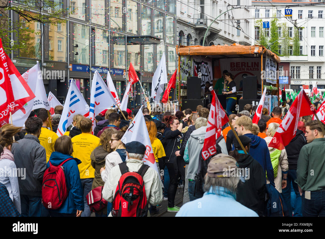 Confederation of german trade unions hi-res stock photography and ...