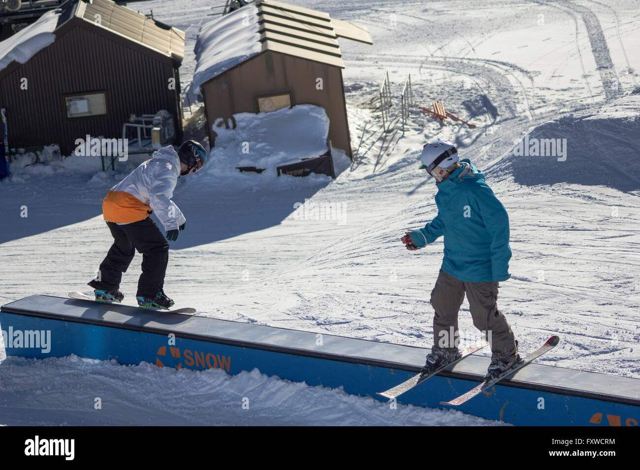 Snowpark new zealand hi-res stock photography and images - Alamy