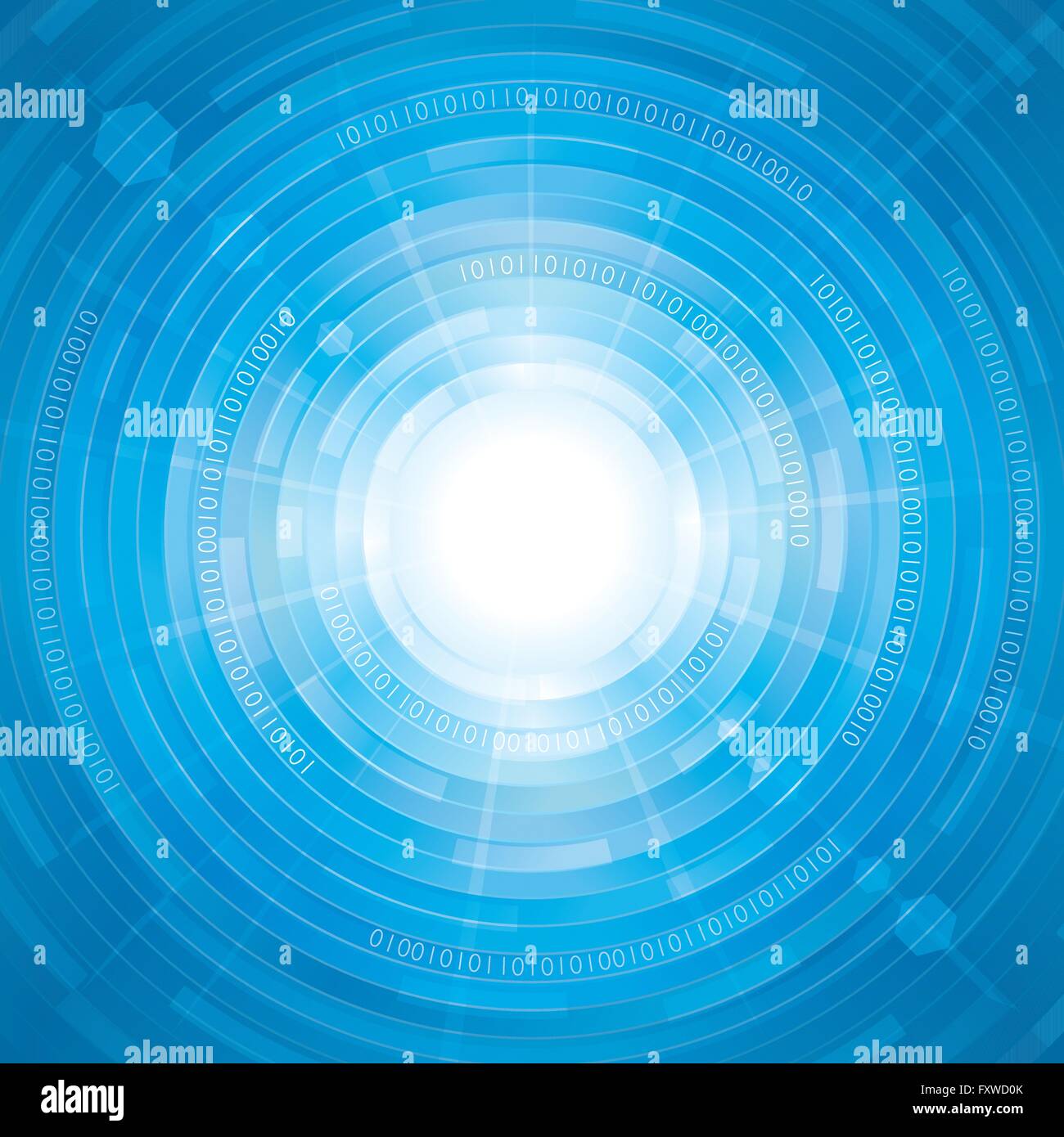 Code binary interface blue Stock Vector Images - Alamy