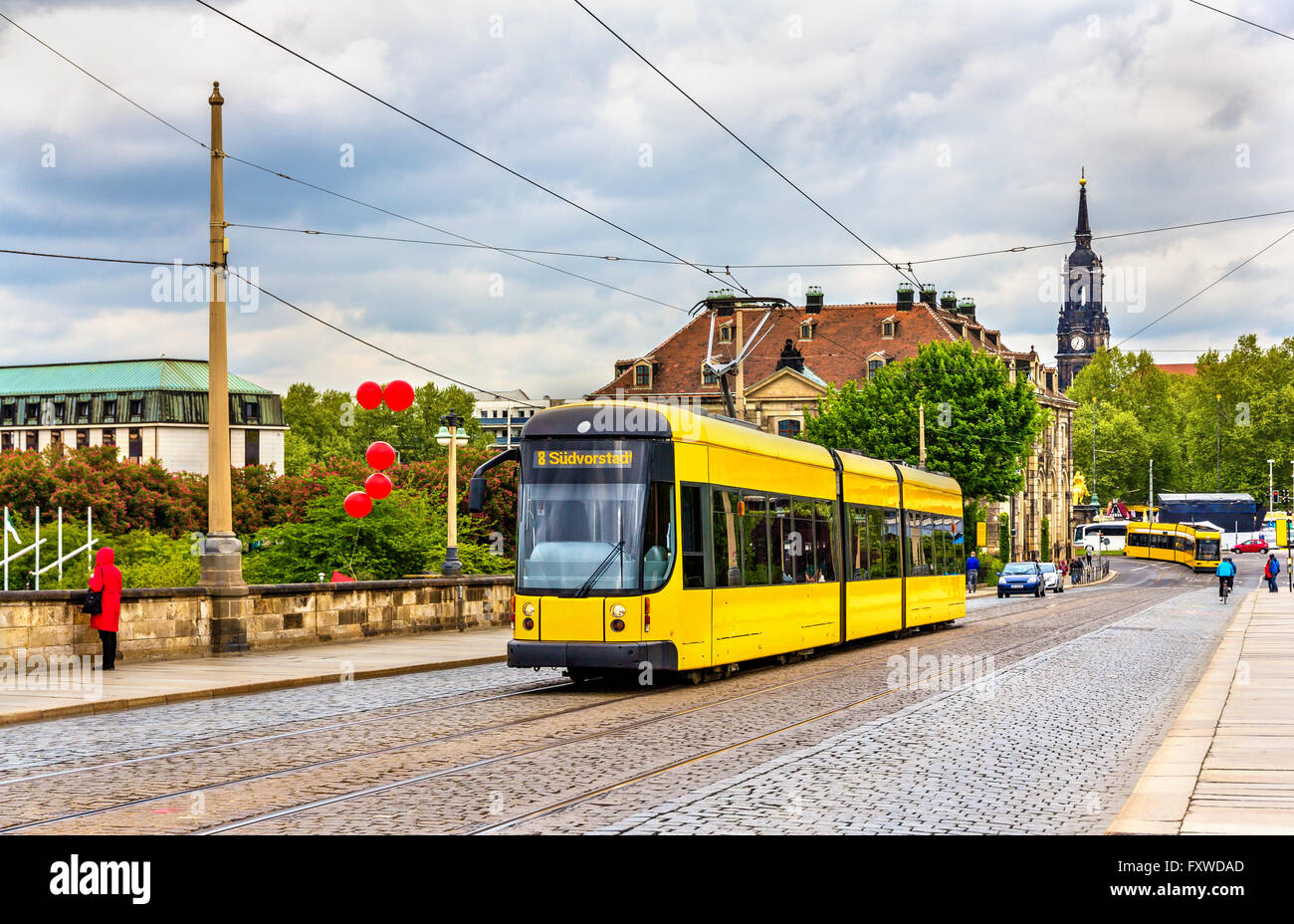 Main street in dresden hi-res stock photography and images - Alamy