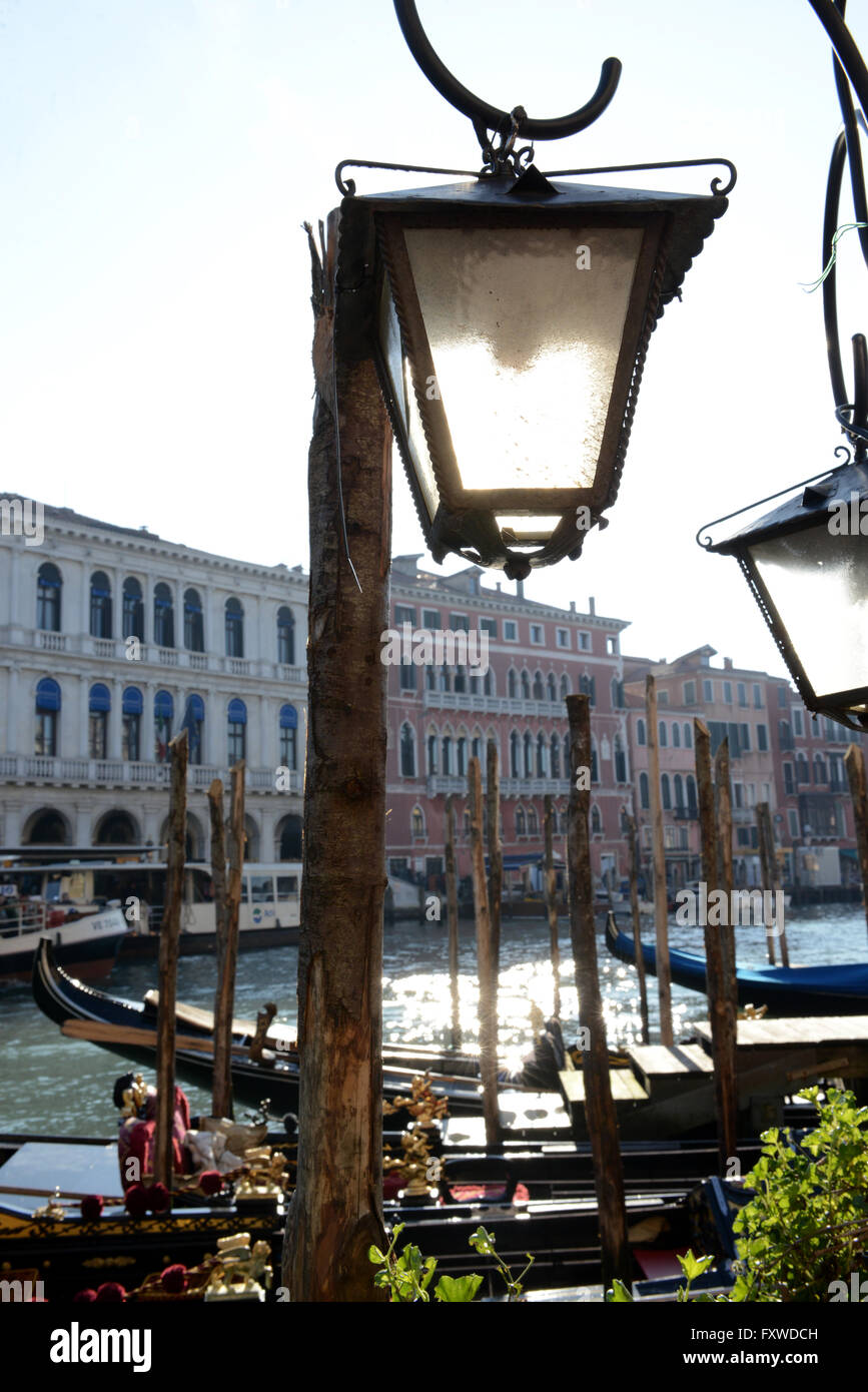 lamp post in Venice Stock Photo - Alamy