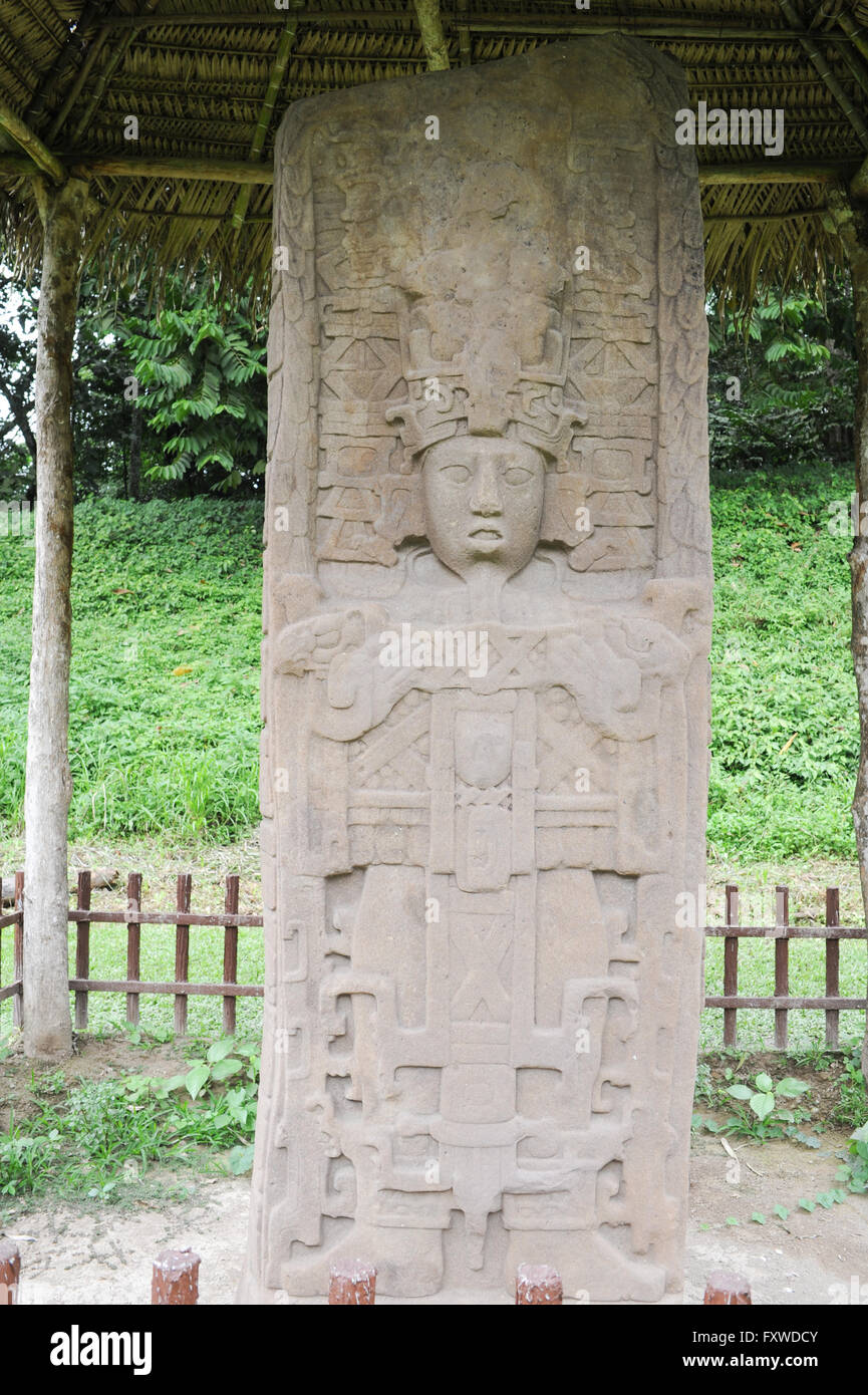 Mayan archaeological Site of Quirigua on Guatemala Stock Photo - Alamy