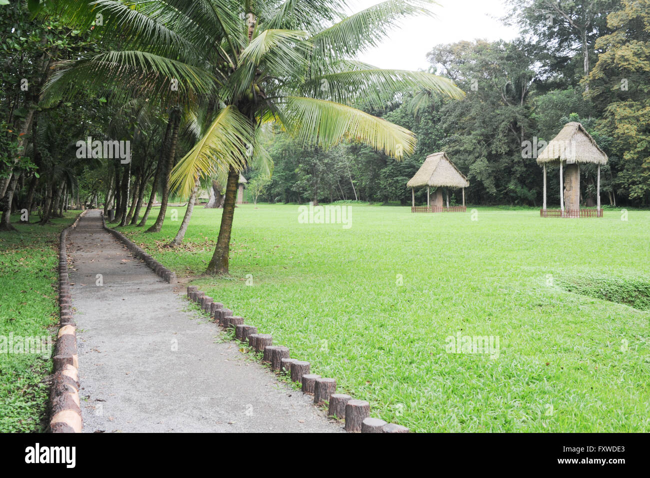 Mayan archaeological Site of Quirigua on Guatemala Stock Photo - Alamy