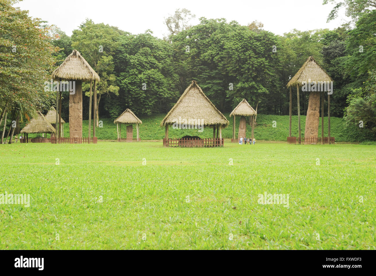 Mayan archaeological Site of Quirigua on Guatemala Stock Photo - Alamy