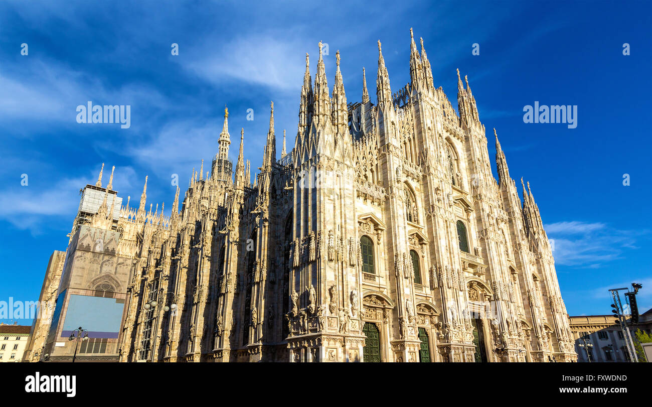 Spire cathedral of milan hi-res stock photography and images - Alamy