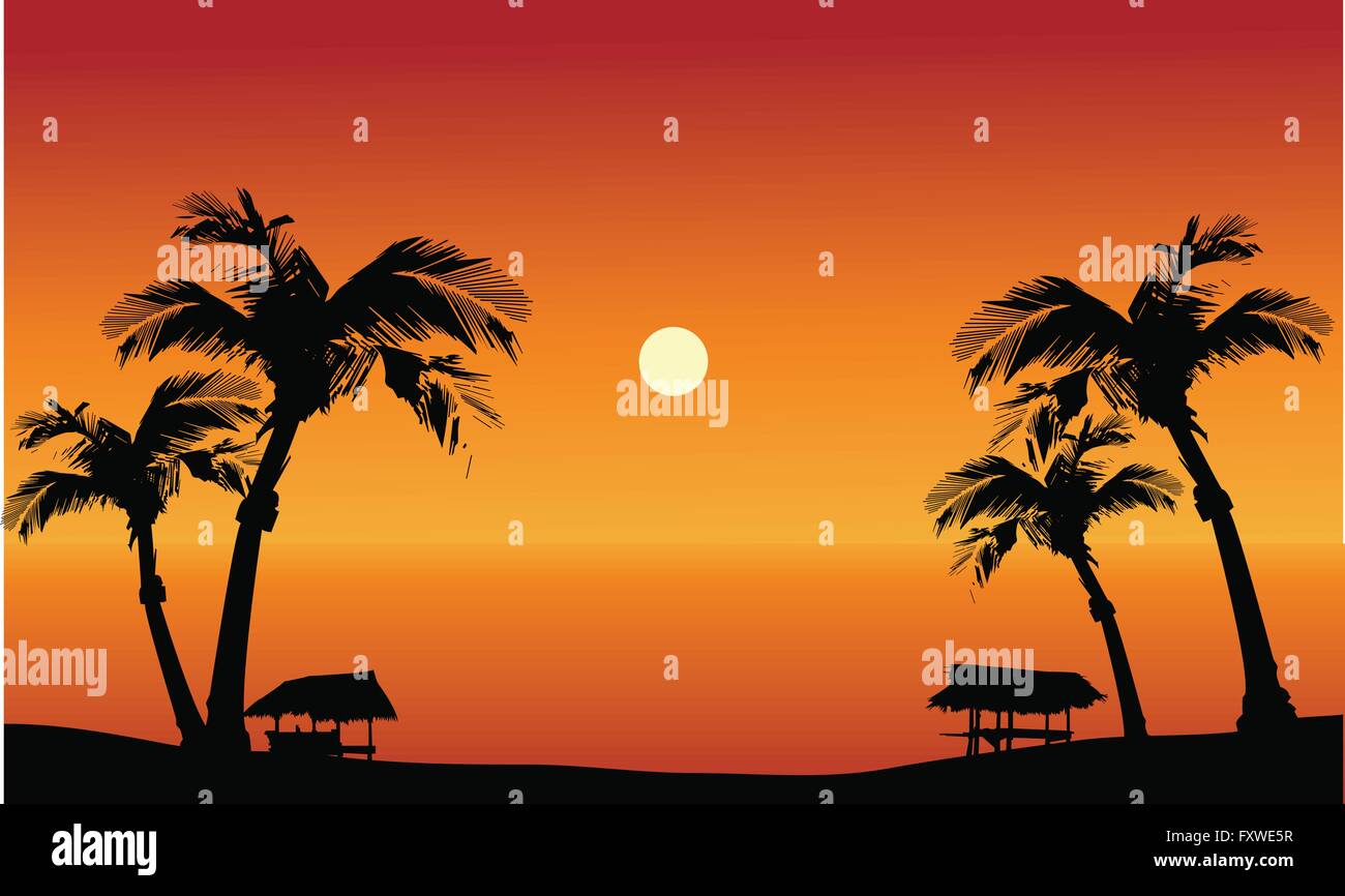 Travel beach seaside Stock Vector Images - Alamy