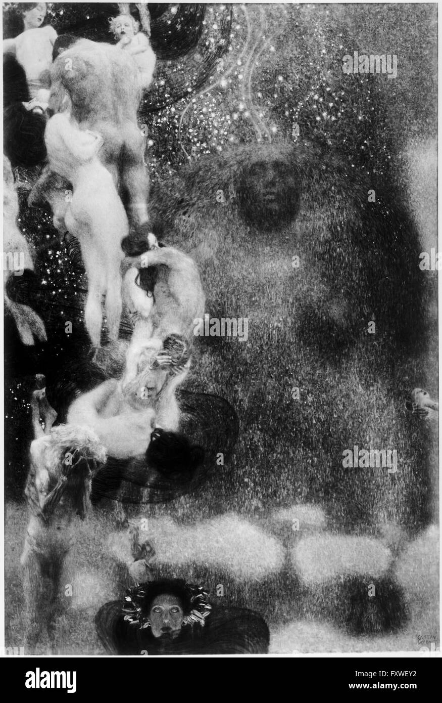 Ceiling painting klimt hi-res stock photography and images - Alamy