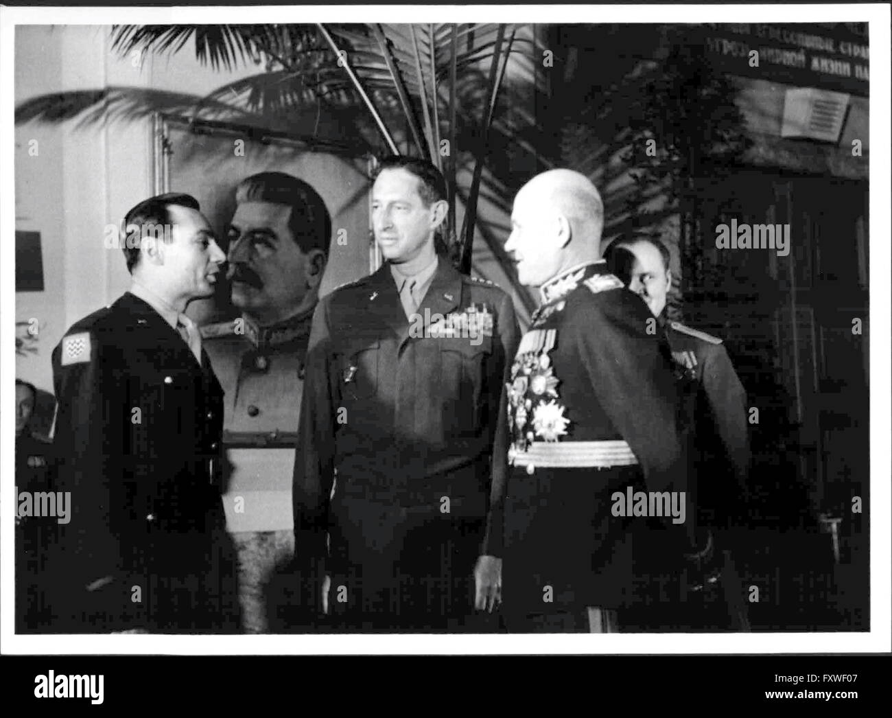 Empfang Marschall Konjews in der Hofburg Stock Photo - Alamy