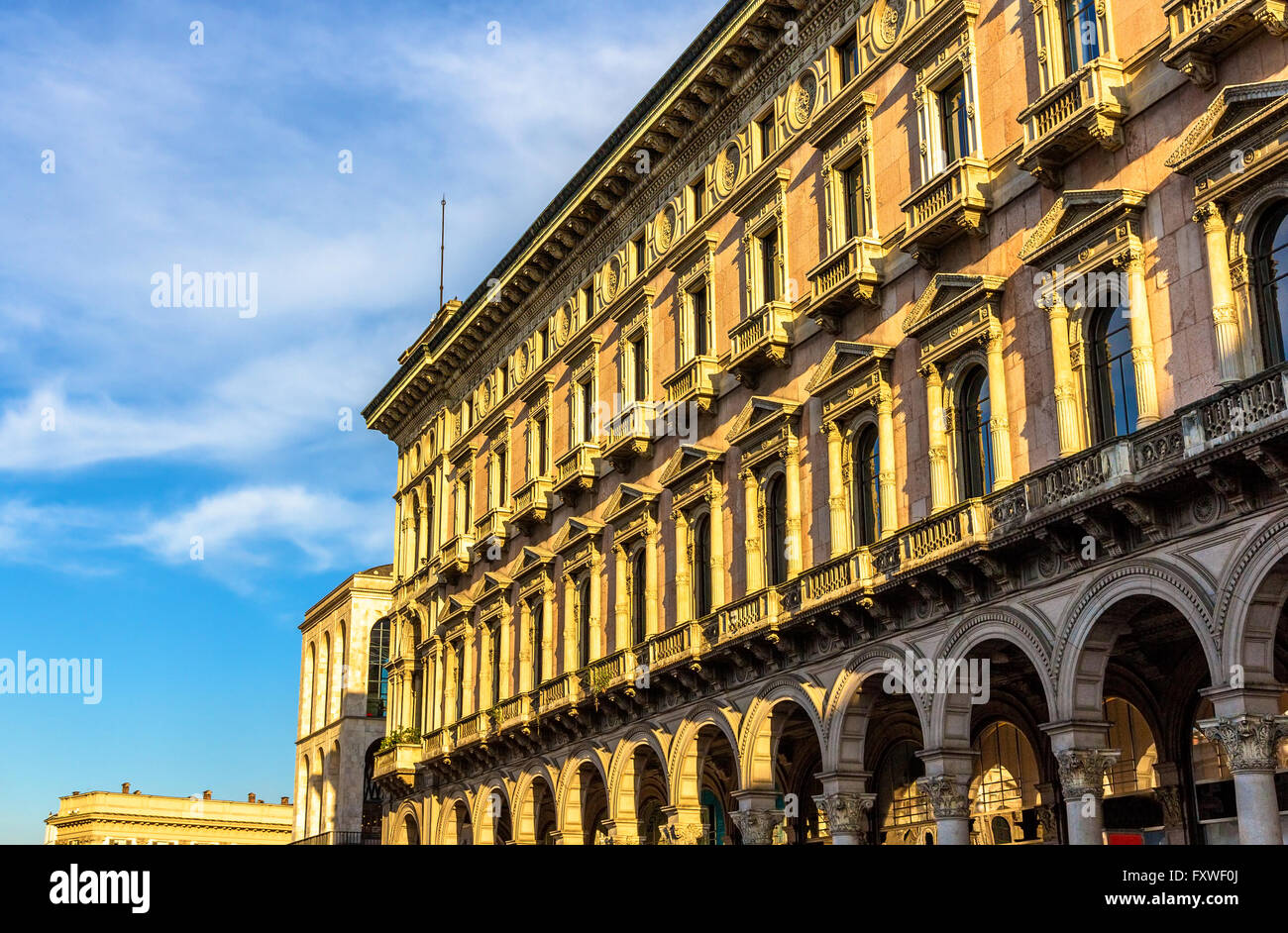 Buildings in the historic centre of Milan Stock Photo - Alamy