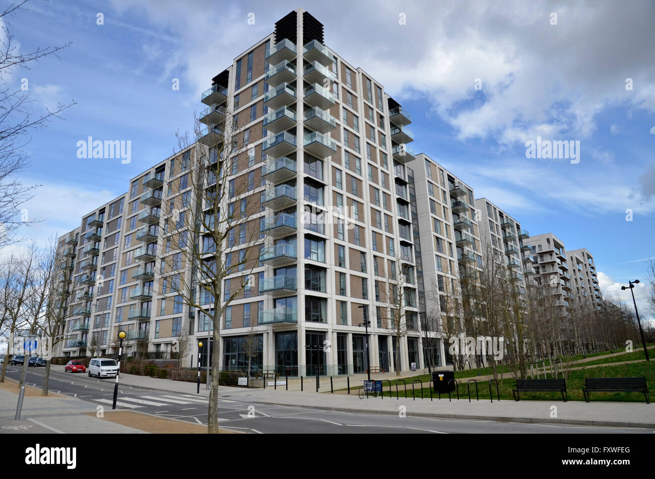 The Chobham Manor housing development on the Queen Elizabeth Olympic ...