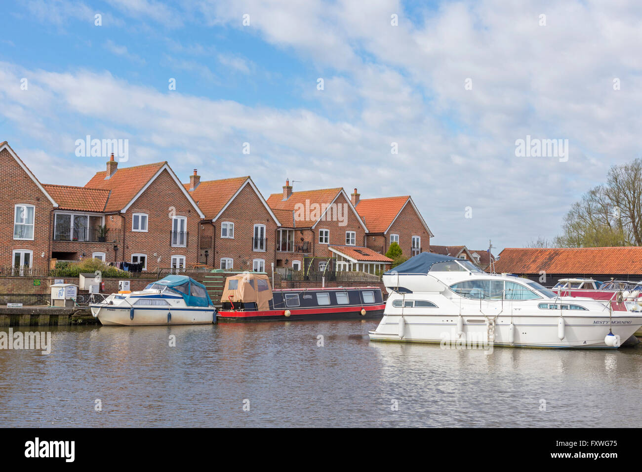 Beccles Quay on the River Waveney, Suffolk, England, UK Stock Photo - Alamy
