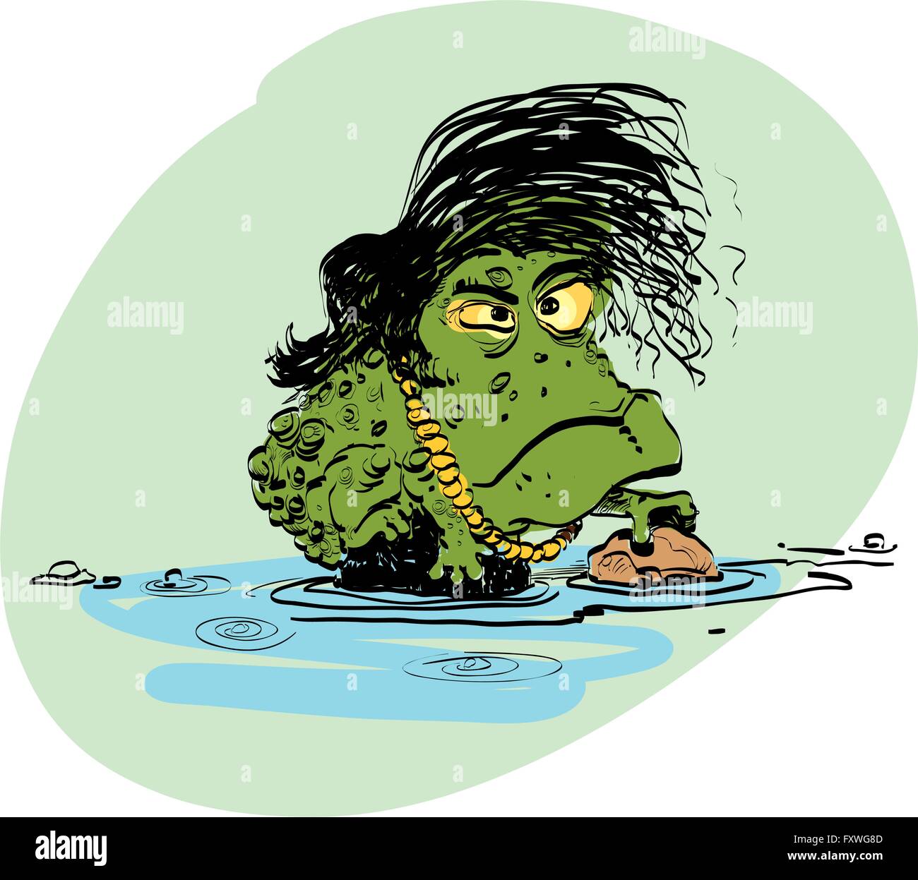 The evolution of men amphibian Stock Vector Image & Art - Alamy